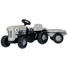 Rolly Toys Kinder Tretfahrzeug "Little Grey Fergie", grau, Kunststoff, B:46cm H:50cm T:133cm, Tretfahrzeuge, Traktor mit Trailer