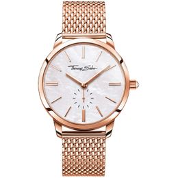 Thomas Sabo Damen Quarzuhr "GLAM SPIRIT", gold, Armbanduhren, Armbanduhr, Damenuhr, Mineralglas mit Saphirbeschichtung