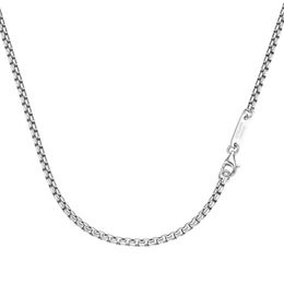 Damen Kette ohne Anhänger "Venezianerkette, massiv, Silber 925", 50cm, Silber 925 (Sterlingsilber), silber, Giorgio Martello MILANO, Silber 925