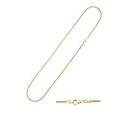 Jobo Damen Goldkette, Gelbgold 333, L: 50, gold, Gelbgold 333, Halsketten, Schlangenkette 333 Gold 50 cm 2,4 mm