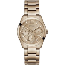Guess Damen Multifunktionsuhr "ZOE", rosa, Armbanduhren, Quarzuhr, Armbanduhr, Damenuhr, Datum, 12/24-Std.-Anzeige