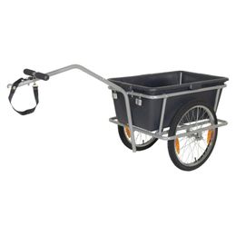 Blue Bird Fahrradlastenanhänger "Big Cargo Trailer", B:60,3cm H:60,5cm L:77,3cm, schwarz, Fahrradanhänger