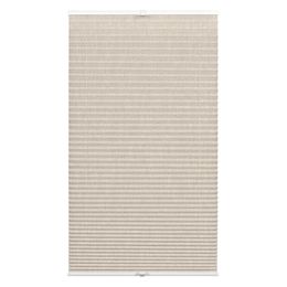 Plissee, B:50cm H:130cm, beige, Wohnidee-Kollektion, Obermaterial: 100% Polyester, Plissees, "mit 2 Bedienschienen", in der Breite k&uuml;rzbar