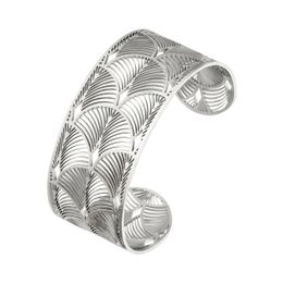 Jobo Damen Armspange, Edelstahl, silber, Edelstahl, Armb&auml;nder, Edelstahl