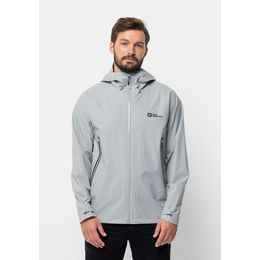 Jack Wolfskin Herren Funktionsjacke "TAPELESS 2.0 JKT M", silber, Gr. M, 100% POLYAMID, Jacken