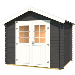 Gartenhaus Weka, grau, Gartenh&auml;user, "209 Gr.2 graphitgrau"
