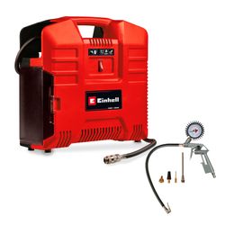 Einhell Koffer-Kompressor "TE-AC 36/8 Li OF Set-Solo", B:14,7cm H:35,3cm L:39,3cm, rot, Kompressoren, ohne Akku und Ladegerät, inkl.