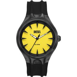 Diesel Herren Quarzuhr "STREAMLINE", schwarz, Armbanduhren, Armbanduhr, Herrenuhr, Silikonarmband