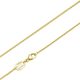 Damen Kette ohne Anhänger "Ankerkette, Silber 925", 70cm, Silber 925 (Sterlingsilber), gold, Giorgio Martello MILANO, Silber 925 (Sterlingsilber),