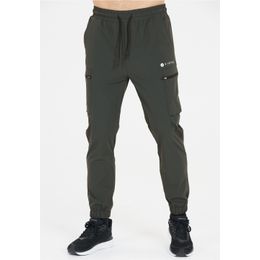 Virtus Herren Sweathose "Ayden", grau, Gr. XXL, unifarben, 92% Polyamid, 8% Elasthan, Hosen, im funktionalen Cargo-Design