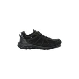 Jack Wolfskin Herren Wanderschuh "WOODLAND 2 TEXAPORE LOW M", Gr. 7,5, schwarz, Hauptmaterial: Synthetic ; ;Second Material: Textile; Futter: