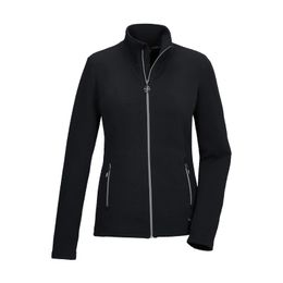 Killtec Damen Strickjacke "KSW 99 WMN FLX JCKT", schwarz, Gr. 40, Oberstoff: 95% Polyester, 5% Elasthan, Strickjacken
