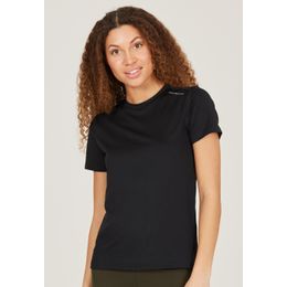Endurance Damen Funktionsshirt "Chalina", schwarz, Gr. 42, unifarben, 47% Polyester, 47% Polyester, 6% Elasthan, Shirts, mit atmungsaktiver Funktion