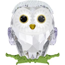 Tierfigur Swarovski "Dekofigur Kristallfigur Sammelfigur Idyllia Baby Eule, 5684483", kristallweiß, grün, weiß schwarz, braun, Dekofiguren, B/H/T: 3,69cm x 4,47cm x 3,66cm, Baby Eule, Swarovski Kristall, Metall, Swarovski Kristall, B:3,69cm H:4,47cm T:3,66cm