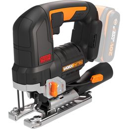 WORX Akku-Stichs&auml;ge "NITRO WX542.9", B:7,6mm H:20,7mm L:20,9mm, schwarz, S&auml;gemaschinen, Brushless-Motor, mit Absaug-Adapter, ohne Akku & Ladeger&auml;t