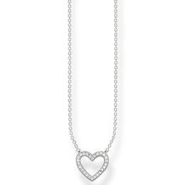 Thomas Sabo Damen Kette mit Anhänger "KE1554-051-14-L45V", 45, Silber 925 (Sterlingsilber), bunt, Silber 925 (Sterlingsilber), Halsketten, mit