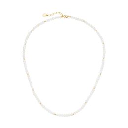 Firetti Damen Collier "Schmuck Geschenk Gold 375 Halsschmuck Halskette Goldkette Kugeln", Gelbgold 375 Perlen, L: 45 B: 4mm, gold, Gelbgold 375,