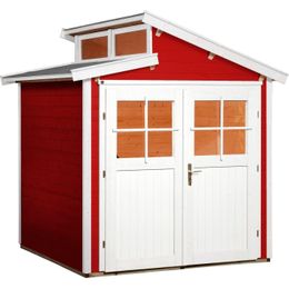Gartenhaus Weka, rot, Gartenh&auml;user, "226 Gr.1, schwedenrot, 21 mm"