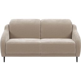 Sit & More 2,5-Sitzer SIT & MORE, B:172cm H:93cm T:104cm, beige, 100% Polyester, Sofas, "Blues", wahlweise mit Klapptisch und USB