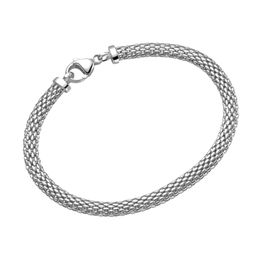 Smart Jewel Damen Armband "Mesh-Optik, Silber 925", 19cm, Silber 925 (Sterlingsilber), silber, Silber 925 (Sterlingsilber), Armb&auml;nder