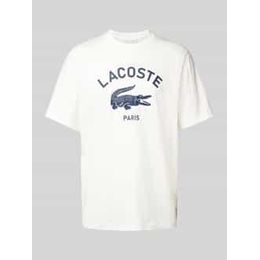 Lacoste T-Shirt mit Label-Print Modell 'HERITAGE'