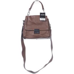 Abro Damen Handtasche, braun, Gr.