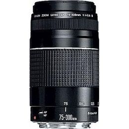 Canon EF 75-300 mm F4.0-5.6 III 58 mm Filtergewinde (Canon EF Anschluss) schwarz