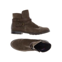 Tom Tailor Damen Stiefelette, braun, Gr. 41