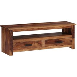 vidaXL - TV-Schrank 118x30x40 cm Massivholz