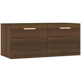 Wandschrank Braun Eichen-Optik 80x35x36,5cm Holzwerkstoff vidaXL