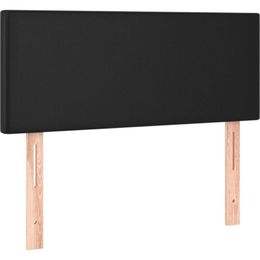 Led Kopfteil Schwarz 90x5x78/88 cm Kunstleder vidaXL