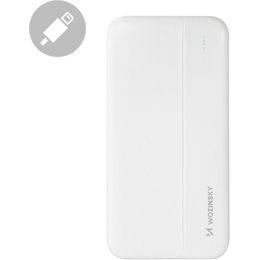 Powerbank Li-Po 10000mAh 2xUSB weiß