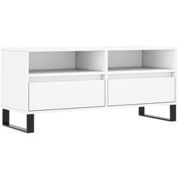 TV-Schrank Weiß 100x34,5x44,5 cm Holzwerkstoff vidaXL