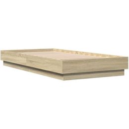 Bettgestell ohne Matratze Sonoma-Eiche 90x190 cm Holzwerkstoff vidaXL