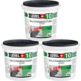 Level+ - level+ Balkonabdichtung Dichtschlämme 2K Terrasse L+10 - 60KG