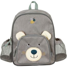 Kinderrucksack Sterntaler "Ben" Gr. B/H/T: 24cm x 30cm x 10cm, grau Kinder Rucksäcke