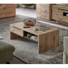 Couchtisch Innostyle "BELLANO, TOPSELLER" Tische Gr. B/H/T: 110cm x 40,5cm x 65cm, braun (viking oak nature nachbildung + viking nachbildung) Maße: 110 x 40 65 cm (BHT), Eiche Optik