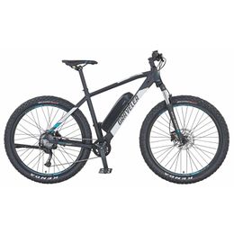 E-Bike Prophete "Graveler e9400" E-Bikes Gr. 48 cm, 27,5 Zoll (69,85 cm), schwarz Pedelec, Elektrofahrrad für Damen u. Herren