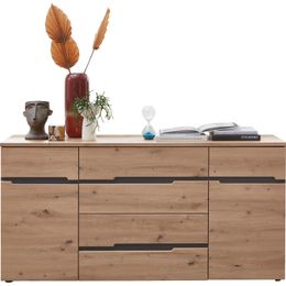 Sideboard Innostyle "MEMPHIS, TOPSELLER" Sideboards Gr. B/H/T: 165cm x 82cm x 44cm, 4 St., braun (artisan eiche) leichte Montage, viel Stauraum