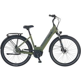 E-Bike Prophete "Geniesser 3.4" E-Bikes Gr. 48 cm, 28 Zoll (71,12 cm), grün Pedelec, Elektrofahrrad für Damen u. Herren