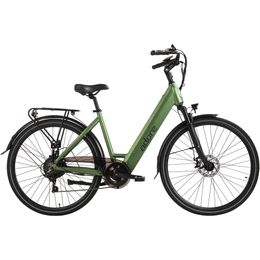 E-Bike Adore "CV-180" E-Bikes Gr. 48cm, 28 Zoll (71,12cm), grün (maigrün matt) Pedelec, Elektrofahrrad für Damen u. Herren