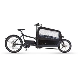 E-Bike Prophete "CARGO Plus 22.ETL.10" E-Bikes Gr. 48 cm, 20 Zoll (50,80 cm), schwarz Pedelec, Elektrofahrrad für Damen u. Herren