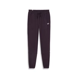 Sporthose Puma "DOWNTOWN Relaxed Jogginghose Erwachsene" Gr. M, Normalgrößen, lila (midnight plum purple) Herren Hosen