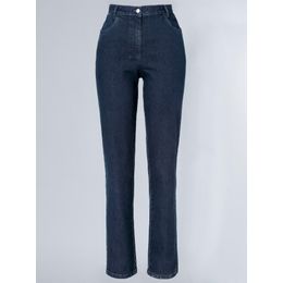 Bequeme Jeans Classic Basics Gr. 40, Normalgrößen, blau (blue-stone-washed) Damen Jeans