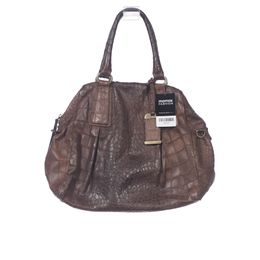 Abro Damen Handtasche, braun, Gr.