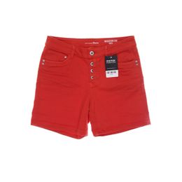 Tom Tailor Denim Damen Shorts, rot, Gr. 34