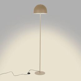 Forlight Stehlampe Fres, beige, Stahl, Höhe 160 cm