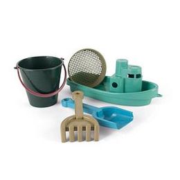 DANTOY Sandspielzeug-Set Blue Marine mit Boot mehrfarbig