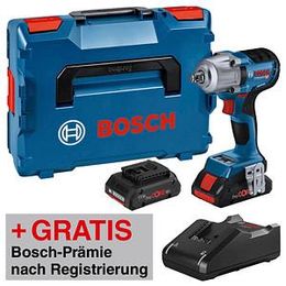 AKTION: Bosch Professional GDS 18V-450 HC Akku-Drehschlagschrauber-Set 18,0 V, mit 2 Akkus mit Prämie nach Registrierung