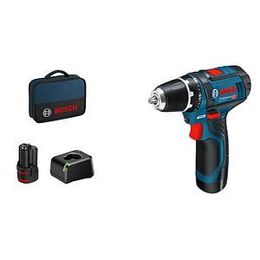 Bosch Professional GSR 12V-15 Akku-Bohrschrauber 12,0 V, mit 2 Akkus